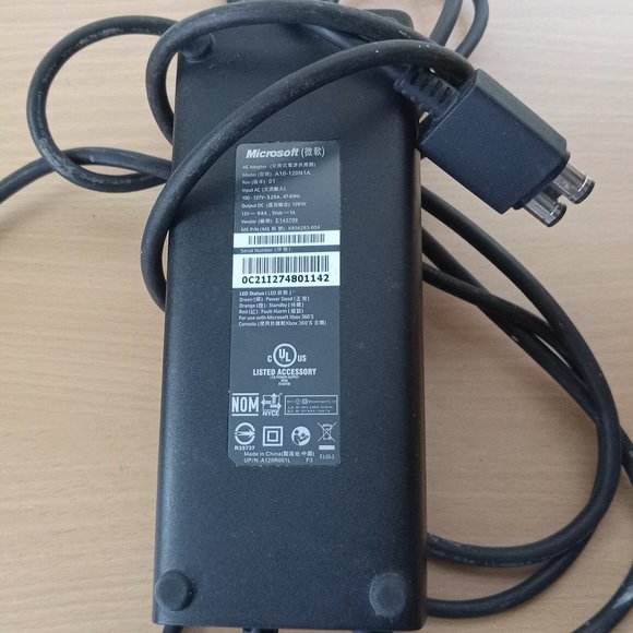 Microsoft | Video Games & Consoles | Xbox 36 S 360 Slim Power Supply ...